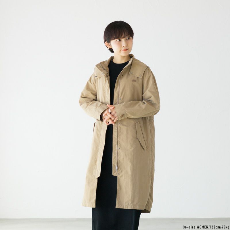 ラコステ 撥水ナイロン ミリタリーコート LACOSTE BF010J-99 ラコステ 撥水ナイロン ミリタリーコート LACOSTE BF010J-99